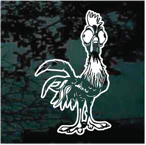 Crazy Chicken Decals Stickers for Cars Trucks Windows