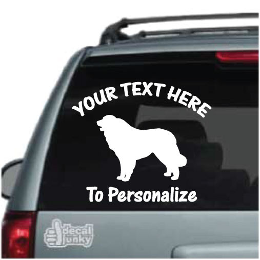 Great Pyrenees Silhouette Car Decals & Stickers | Decal Junky