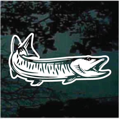 Large Muskie Fish Car Decals & Window Stickers | Decal Junky
