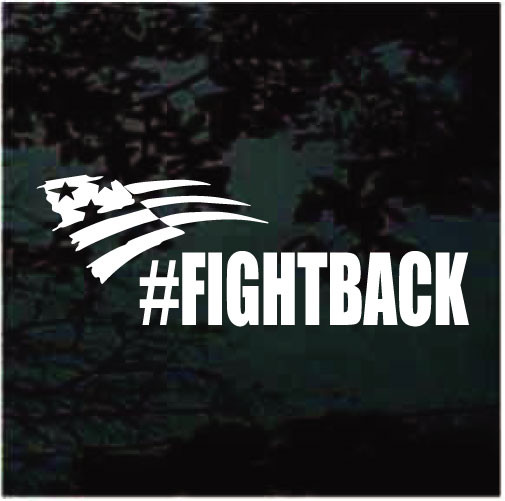 #Fightback Decals Stickers for Cars Trucks Windows