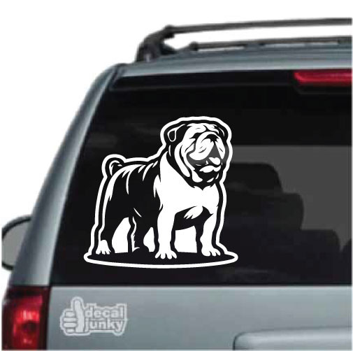 English Bulldog Decals & Stickers for Cars and Windows