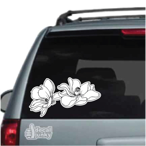 Magnolia Flower Decals - Decal Junky