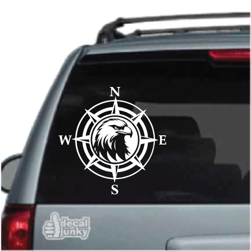 Eagle Navigation Compass Decals & Stickers for Cars, Trucks, & Windows