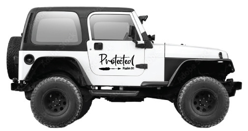 Psalm 91 Scripture Decals & Stickers