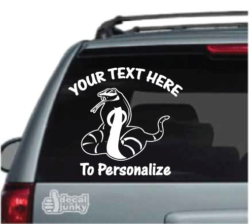 Hissing Cobra Snake Car Decals & Window Stickers | Decal Junky