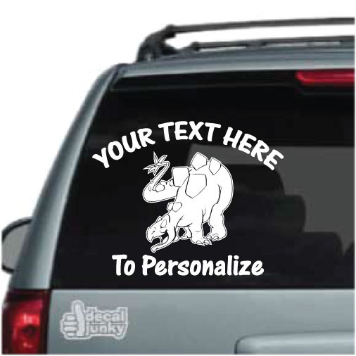 Cartoon Dinosaur Car Decals & Window Stickers | Decal Junky