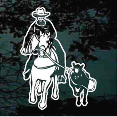 Rodeo Calf Roping Decals & Stickers - Decal Junky