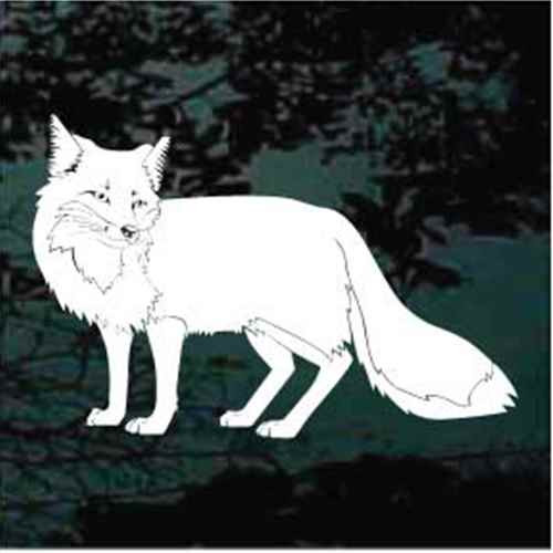 Fox Window Decal and Car Sticker Design 03