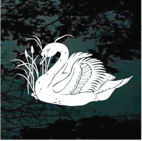 Detailed Swan Decals Stickers for Cars Trucks Windows