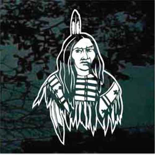 Native American Indian Decals & Car Window Stickers
