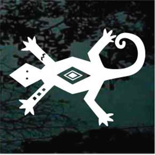 Petroglyph Lizard Design Car Decals & Window Stickers | Decal Junky