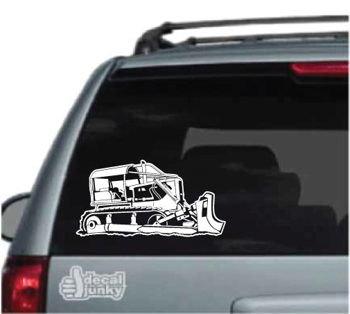 Bulldozer Decals & Stickers for Cars, Trucks, and Windows