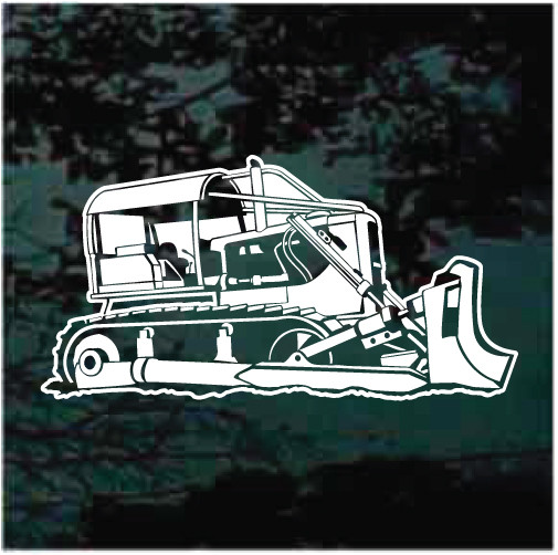 Bulldozer Decals & Stickers for Cars, Trucks, and Windows