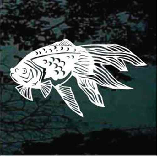 Goldfish Decal & Goldfish Window Sticker