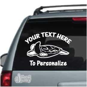 Swimming Sea Turtle Car Decals & Window Stickers | Decal Junky