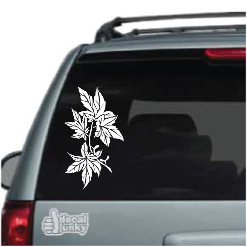 Maple Leaves On Branch Decals & Stickers | Decal Junky