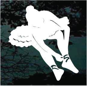 Dressing Ballerina Decals & Car Window Stickers | Decal Junky