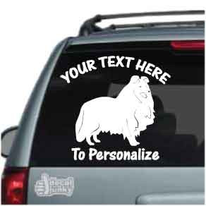 Solid Shetland Sheepdog Decals & Car Window Stickers | Decal Junky