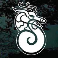 Chinese Zodiac Dragon 02 Decals Stickers for Cars Trucks Windows