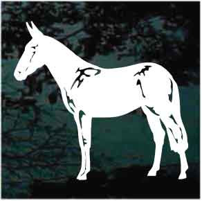 Mule Standing Decals & Car Window Stickers | Decal Junky