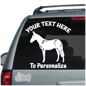 Mule Standing Decals & Car Window Stickers | Decal Junky