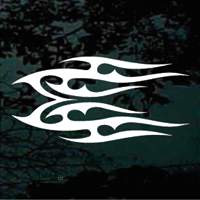 Tribal Flame Decal & Window Sticker Design 19
