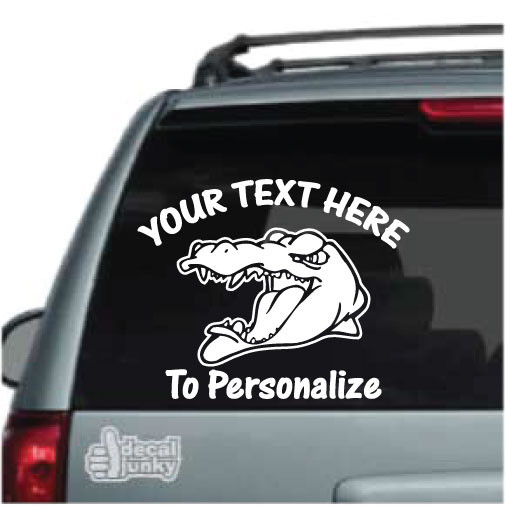 Gator Head Mascot Decals | Decal Junky