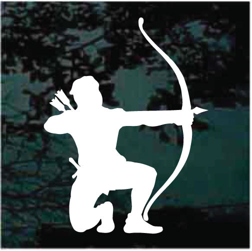 Archer Silhouette Car Decals & Window Stickers | Decal Junky