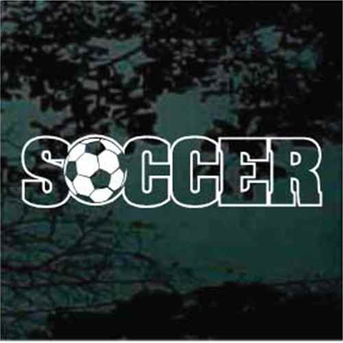 Soccer Design Soccer Ball Decals & Car Window Stickers | Decal Junky