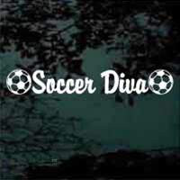 Soccer Diva Decals & Car Window Stickers | Decal Junky