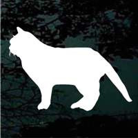 Standing Cat Decals & Car Window Stickers | Decal Junky