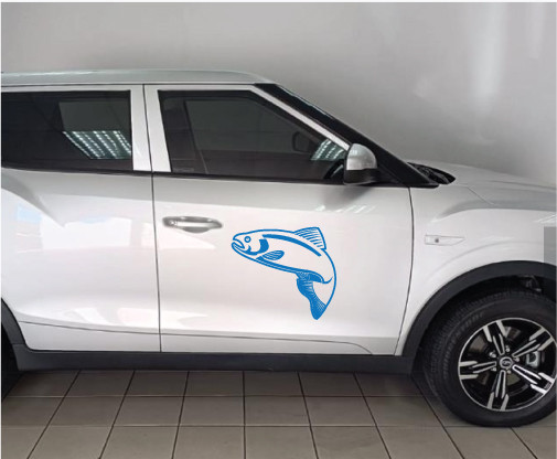 Trout Fish Swimming Decals & Stickers for Cars, Trucks, & Windows