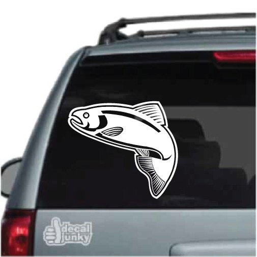 Trout Fish Swimming Decals & Stickers for Cars, Trucks, & Windows