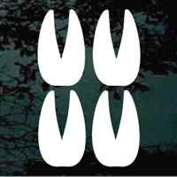 Deer Track Car Window Decals & Stickers | Decal Junky