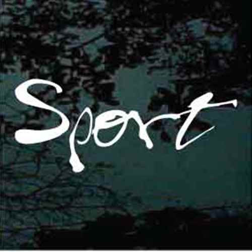 Handwritten Sport Vehicle Decals & Car Window Stickers | Decal Junky