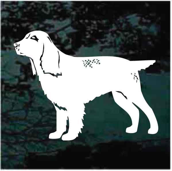 Field Spaniel Standing Decals & Car Window Stickers | Decal Junky