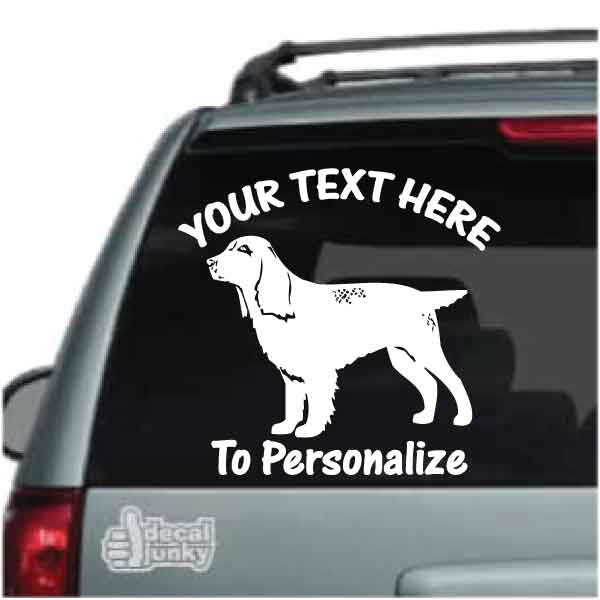 Field Spaniel Standing Decals & Car Window Stickers | Decal Junky