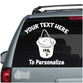 Bait Bucket Decals & Car Window Stickers | Decal Junky