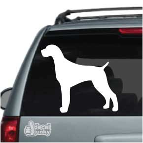 German Shorthaired Pointer Profile Silhouette Decals Stickers