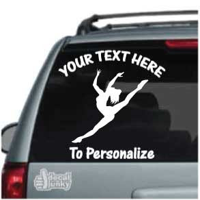 Graceful & Delicate Ballet Dancer Decals & Stickers | Decal Junky