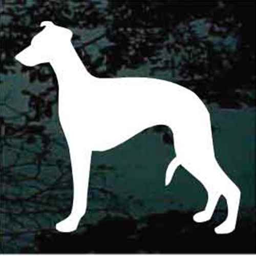Solid Whippet Car Window Decals & Stickers | Decal Junky