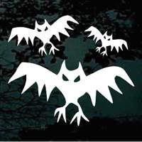 Spooky Bats Car Window Decals & Stickers | Decal Junky