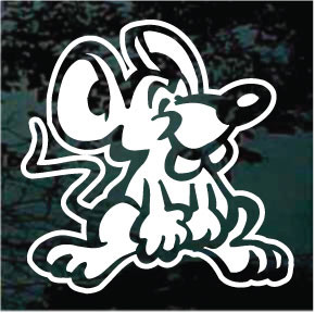 Happy Mouse Cartoon Car Decals & Window Stickers | Decal Junky