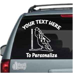 Detailed Pole Bending Decals Stickers for Cars Trucks Windows