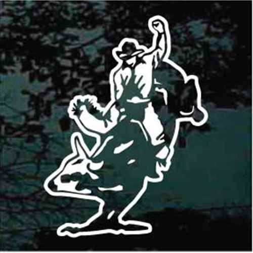 Detailed Bull Rider Decals Stickers for Cars Trucks Windows