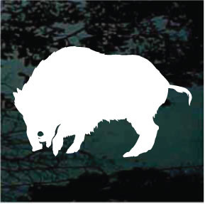 Solid Wild Boar Hog Car Decals & Stickers Customized | Decal Junky