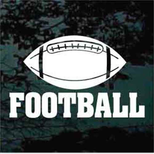 Football Design Car Decals & Window Stickers | Decal Junky