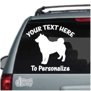 Shiba Inu Silhouette Decals & Car Window Stickers | Decal Junky