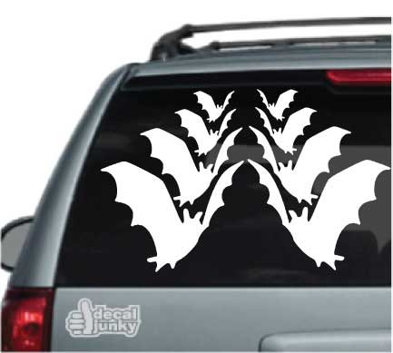 Custom Bats Silhouette Decals & Stickers for Cars, Trucks, and Windows