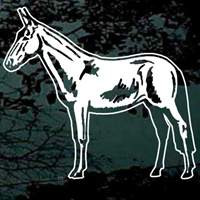 Detailed Mule Standing Decals & Car Window Stickers | Decal Junky